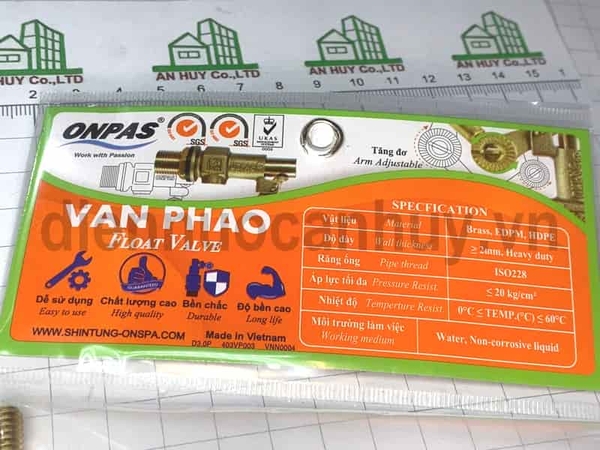 Van phao cơ Onpas đồng 15 | Điện, Nước, Kim Khí, Điện Lạnh, phụ kiện gỗ