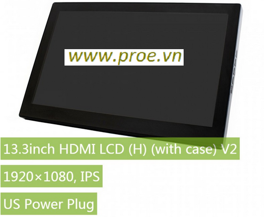 13.3inch HDMI LCD (H) (with case) V2, 1920x1080, IPS | Điện tử ProE