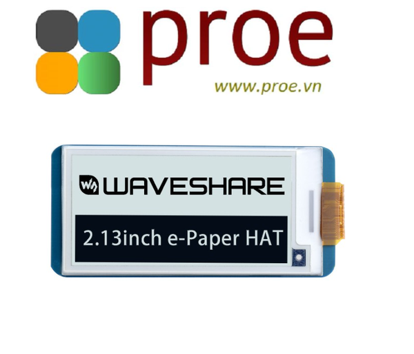 2.13inch e-Paper HAT | Điện tử ProE