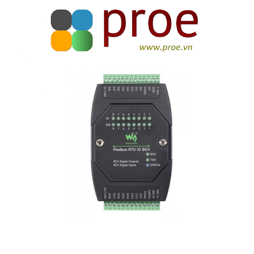 Industrial 8-Ch Digital Input & Output Module, DC 7~36V Wide Voltage ...