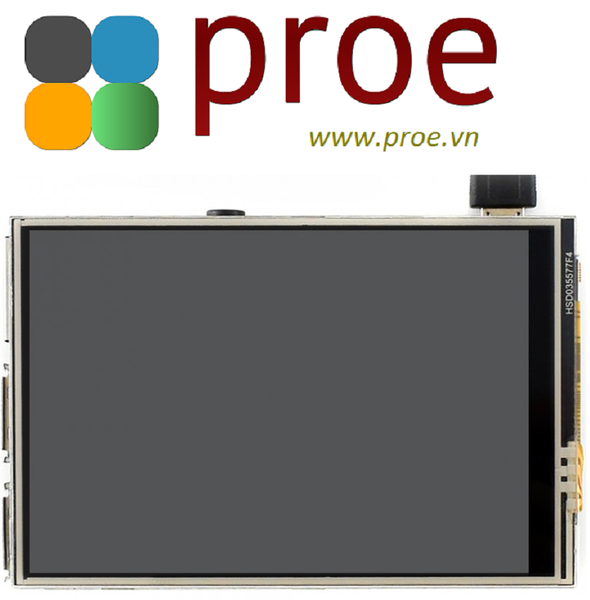 3.5inch Resistive Touch Display (C) for Raspberry Pi, 480×320, 125MHz ...