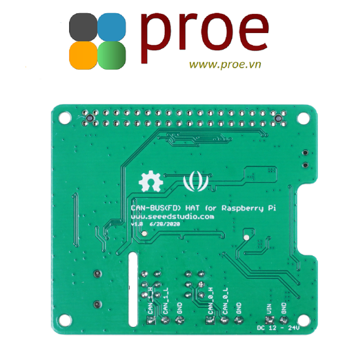 2-Channel CAN-BUS(FD) Shield for Raspberry Pi (MCP2518FD) | Điện tử ProE