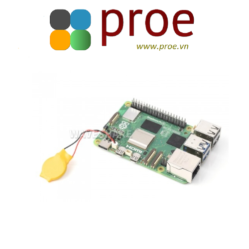 RTC Battery for Raspberry Pi 5, Supports Recharging, Options For 25mAh ...