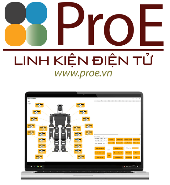 Hiwonder AiNex Biped Humanoid Robot | Điện tử ProE
