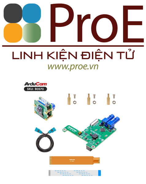 Arducam GMSL2 8MP Camera Extension Kit for NVIDIA Jetson Orin Nano/Orin ...