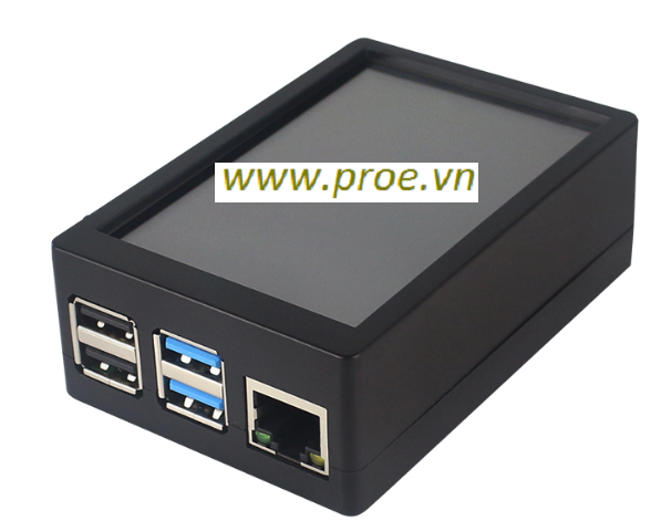 Vỏ ABS cho Raspberry Pi 4 chứa được màn hình 3.5 inch | Điện tử ProE