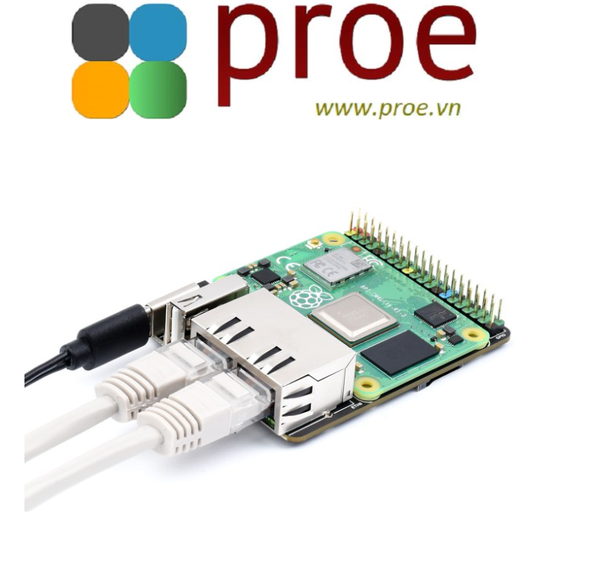 Mini Dual Gigabit Ethernet Base Board Designed for Raspberry Pi Compute ...