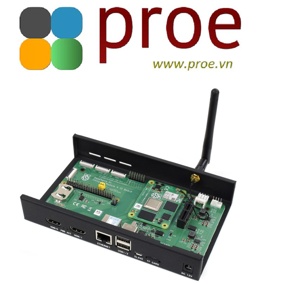 CM4-IO-BOARD-CASE-A Metal Box (A) for Raspberry Pi Compute Module 4 IO ...