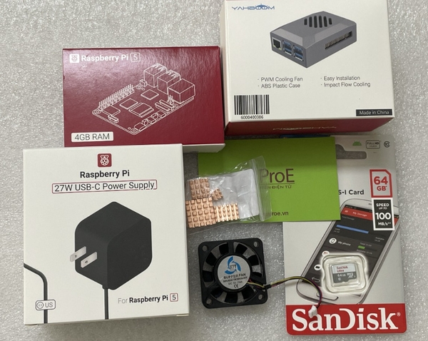 Combo Raspberry Pi 5 Tan Nhiet Dong | Điện tử ProE