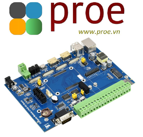 Compute Module 4 Industrial Iot Base Board For All Variants Of Cm4 6888