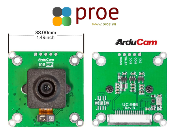 Arducam 108MP USB 3.0 Camera Evaluation Kit, Motorised Focus | Điện tử ProE