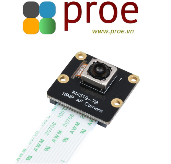 IMX519-78 16MP AF Camera, Auto-Focus, high-resolution camera for ...