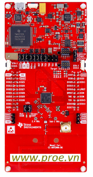 LAUNCHXL-CC1352R1 SimpleLink™ Multi-Band CC1352R Wireless MCU LaunchPad™ Development Kit | Điện ...