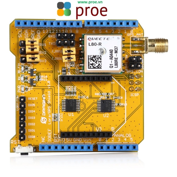 LoRa GPS Shield for Arduino | Điện tử ProE