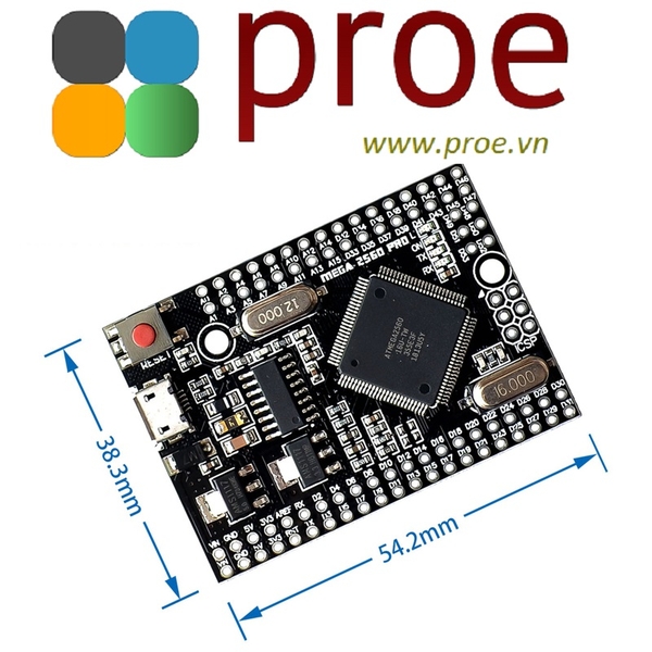 Arduino Mega 2560 Pro Embed | Điện tử ProE