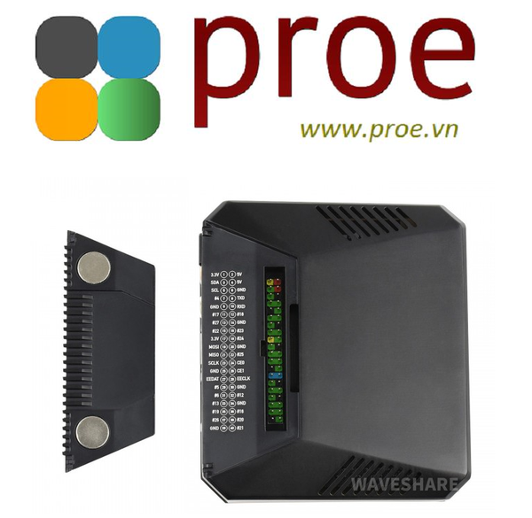 Aluminum Case for Raspberry Pi 4, with built-in Hi-Fi DAC | Điện tử ProE