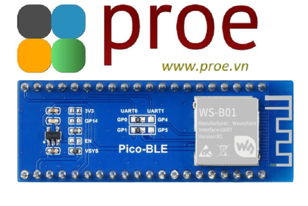 Dual-Mode Bluetooth Module for Raspberry Pi Pico, SPP / BLE, Bluetooth ...