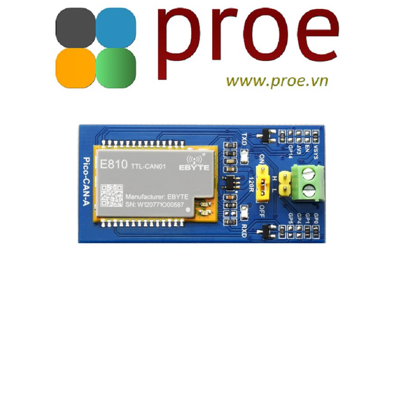 CAN Bus Module for Raspberry Pi Pico, UART to CAN conversion | Điện tử ProE
