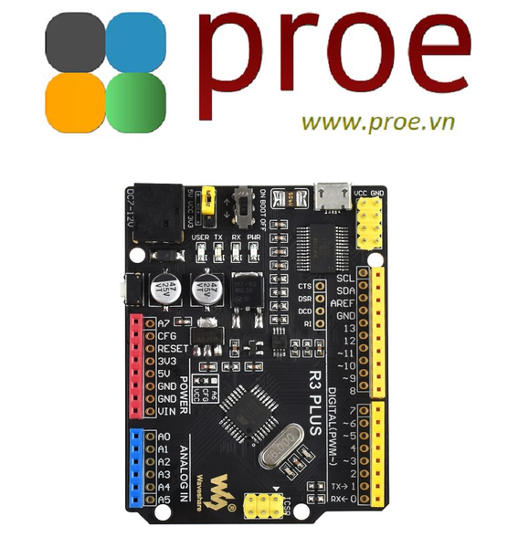 R3 PLUS Package A ATMEGA328P Microcontroller Development Board, Arduino ...