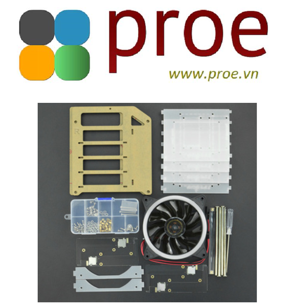 Rack Tower for Raspberry Pi 4B/ 3B & Jetson Nano | Điện tử ProE