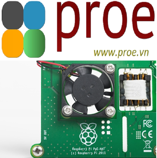 Raspberry Pi PoE HAT | Điện tử ProE