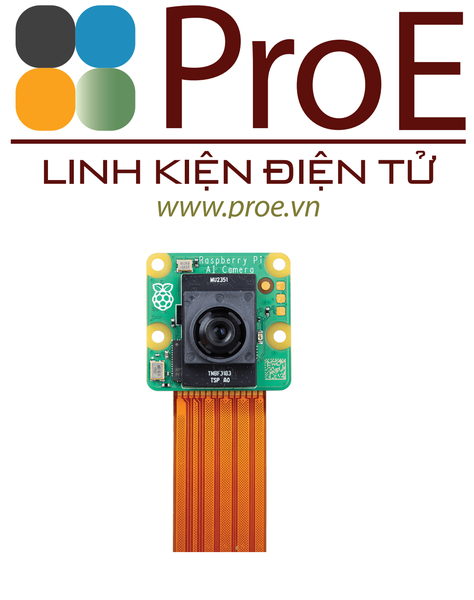 Raspberry Pi AI Camera, 12MP, IMX500 Intelligent Vision Sensor, Raspberry Pi Neural Network ...