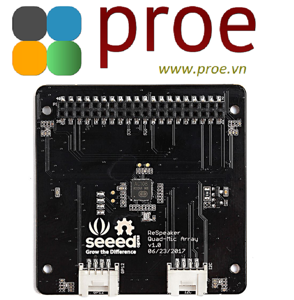 ReSpeaker 4-Mic Array for Raspberry Pi | Điện tử ProE