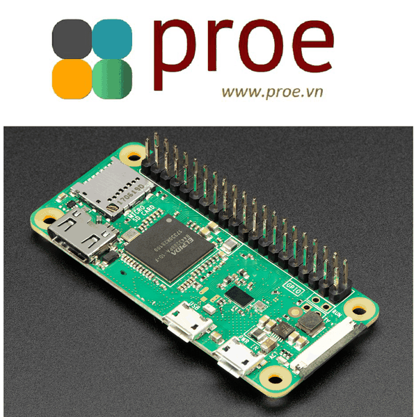 Raspberry Pi Zero WH (Zero W with Headers) | Điện tử ProE Raspberry Pi Zero WH (Zero W with Headers) | Điện tử ProE