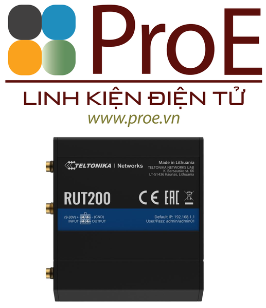 Teltonika RUT200 LTE CAT4 | Điện tử ProE