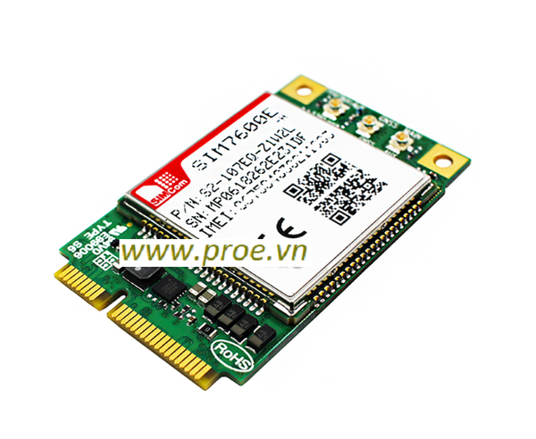 Multi Band LTE Module CAT4 module,SIM7600E-H-PCIE | Điện tử ProE
