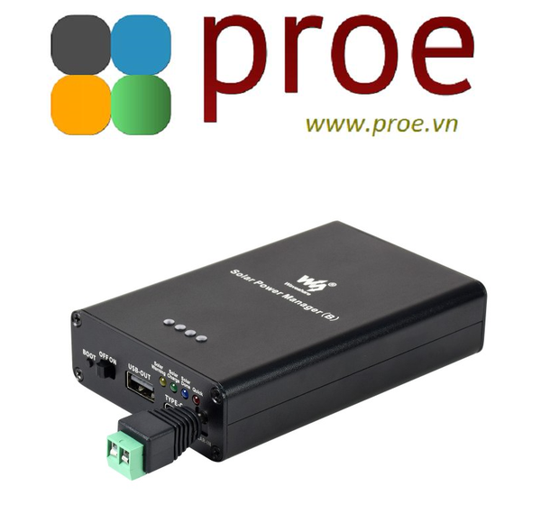 Solar Power Manager, Embedded 10000mAh Li-Po Battery, Supports 6V~24V ...