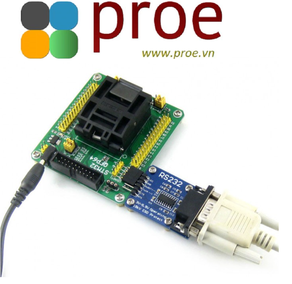 STM32-QFP64, Programmer Adapter | Điện tử ProE