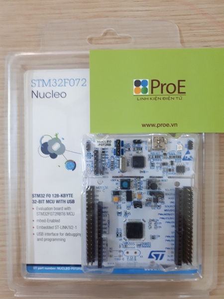 NUCLEO-F072RB STM32 Nucleo-64 development board with STM32F072RB MCU ... NUCLEO-F072RB STM32 Nucleo-64 development board with STM32F072RB MCU ...