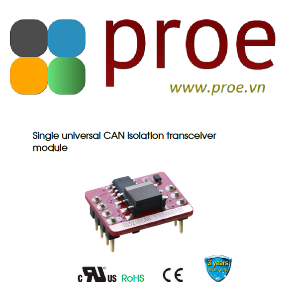 TD321DCAN Single universal CAN isolation transceiver module | Điện tử ProE