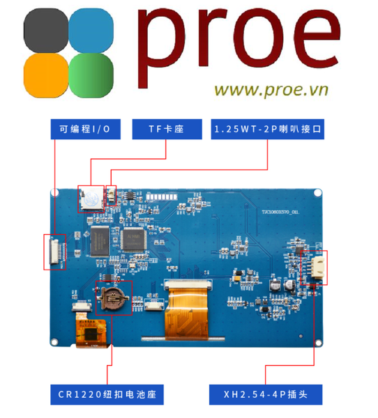 TJC 7 inch IPS TJC1060X570_011C_I | Điện tử ProE