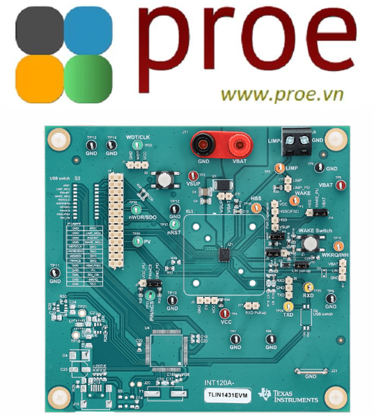 TLIN1431-Q1 LIN evaluation module with WAKE, HSS and watchdog | Điện tử ...
