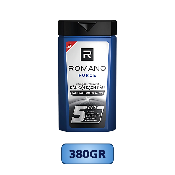 Dầu Gội Romano Sạch Gàu Force 180G/ 380G/ 650G
