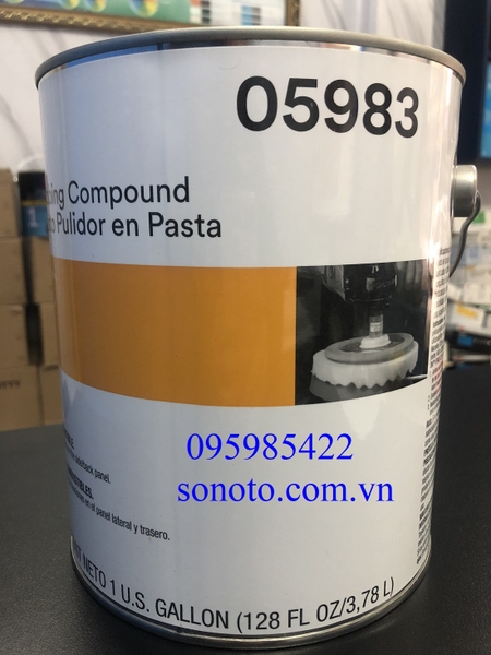 3M Xi đánh bóng bước 1 05983 dạng hồ 3.78L sx tại Mỹ Pas đánh bóng 3M ...