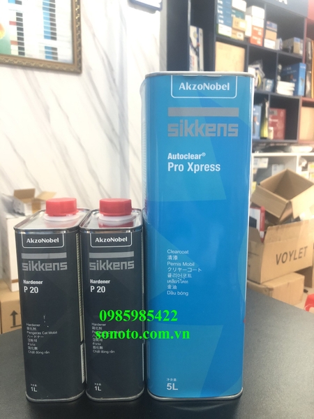 Dầu bóng 2K Sikkens Autoclear Pro Xpress 5 Lít 3:1 CÔNG TY TNHH THƯƠNG ...