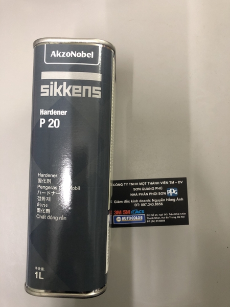 Đóng rắn Sikkens Hardener P15/ P20/ P25 Sikkens CÔNG TY TNHH THƯƠNG MẠI ...