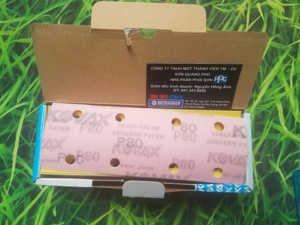 Giấy nhám chà khô chữ nhật KOVAX _PREMIUM Super Tack File Sheet ...