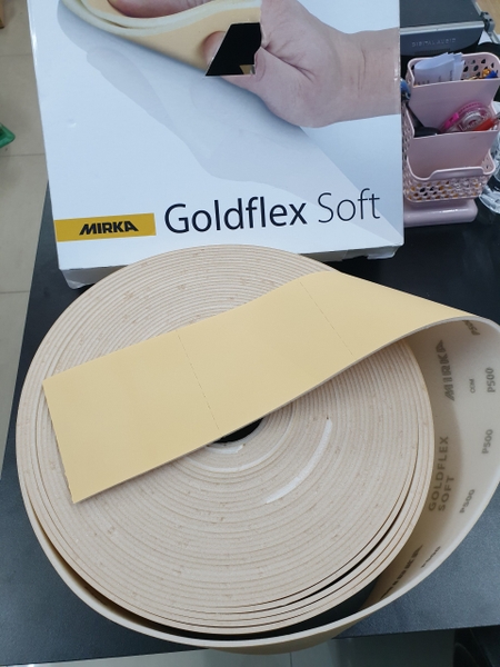 Nhám xốp Mirka Goldflex Soft P400 Phần Lan 2912707041 giáp xốp cuộn P400 CÔNG TY TNHH THƯƠNG MẠI ...