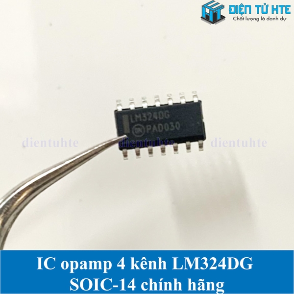 IC opamp 4 kênh LM324D LM324DG SOP-14 chính hãng | Điện Tử HTE