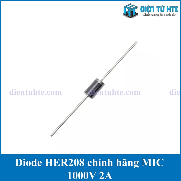 Diode HER208 1000V 2A chính hãng MIC | Điện Tử HTE