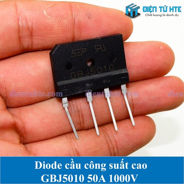 Diode cầu GBJ5010 50A 1000V chính hãng SEP | Điện Tử HTE