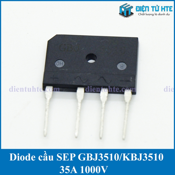 Diode chỉnh lưu cầu GBJ3510 KBJ3510 35A 1000V chính hãng SEP | Điện Tử HTE