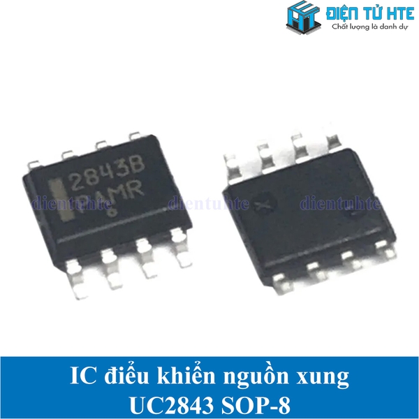 IC dao động điều khiển nguồn xung UC2843 UC2843BD1013TR SOIC-8 loại tốt ...