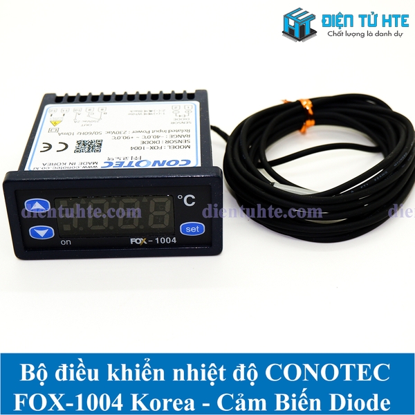 Bộ điều khiển nhiệt độ CONOTEC FOX-1004 Sensor Diode 230VAC | Điện Tử HTE