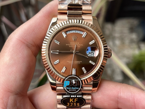 NEW 2024 / KF FACTORY BEST 1:1 / ROLEX DAY-DATE 215GR 40MM CAL.3255