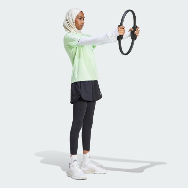 Áo T-shirt tập luyện 3 sọc Nữ adidas - IS4213